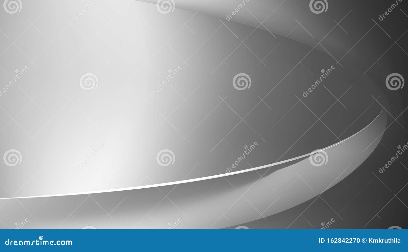 Bright Grey Abstract Curve Background Vector Illustration Stock Vector ...