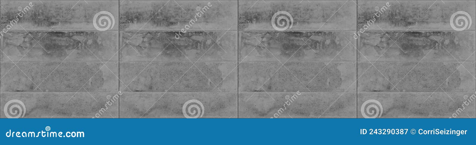 Bright Grey Gray White Rectangular Rustic Concrete Cement Brick Tiles ...