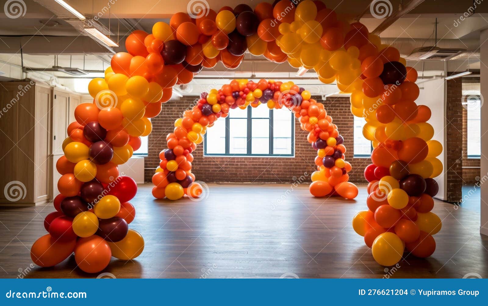 Bright Gym Inside Modern Building, Fun Exercising Activity Generated by ...