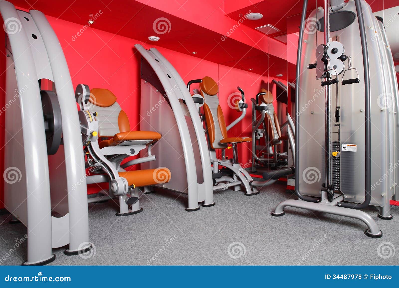 Bright Gym with a Lot of Windows Stock Photo - Image of modern ...