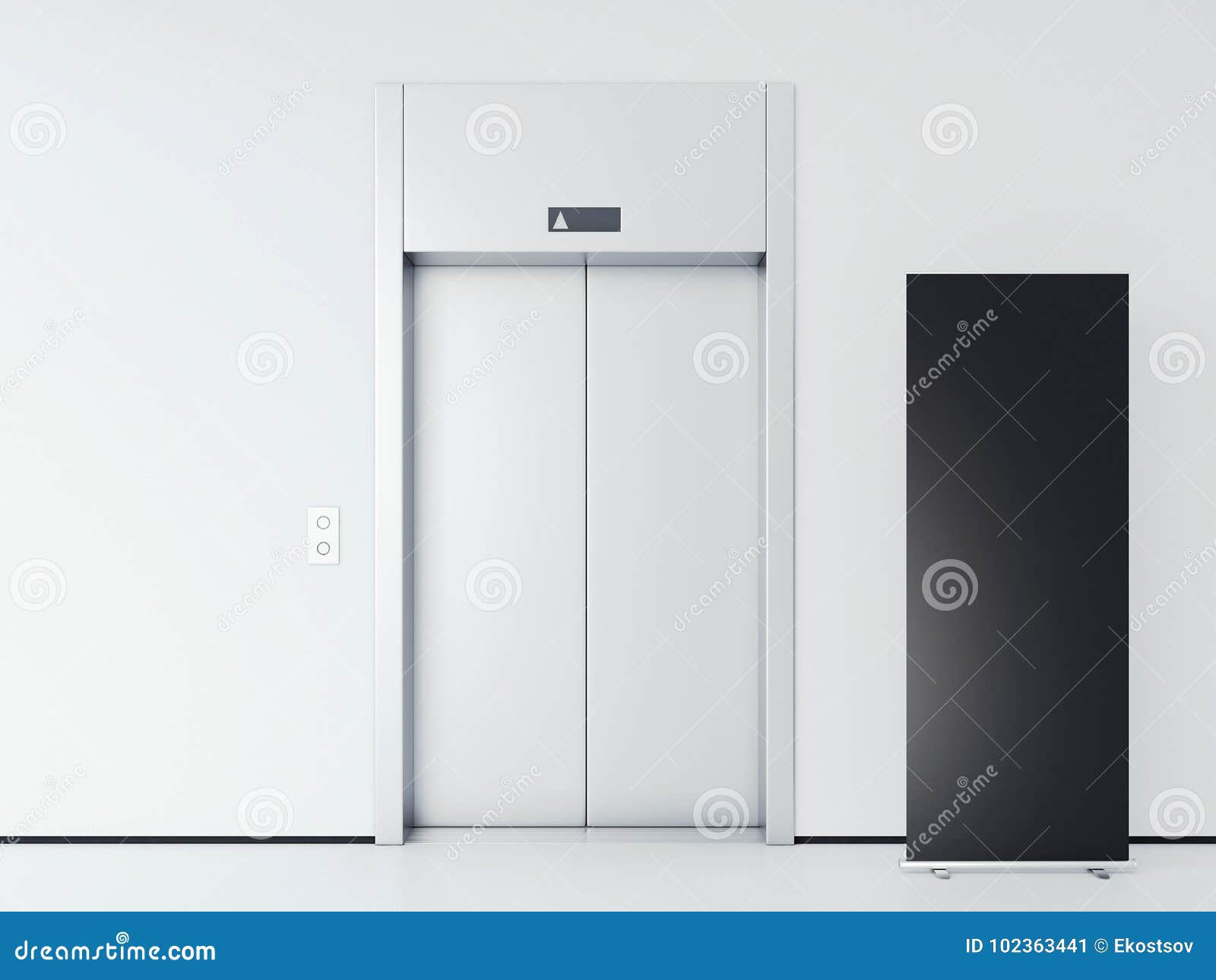 Elevator As Vertical Cable Transportation Machine Vector Set ...