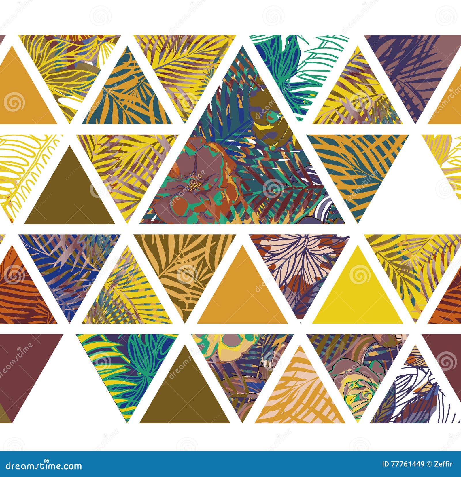 Bright hawaiian pattern stock vector. Illustration of beach - 77761449