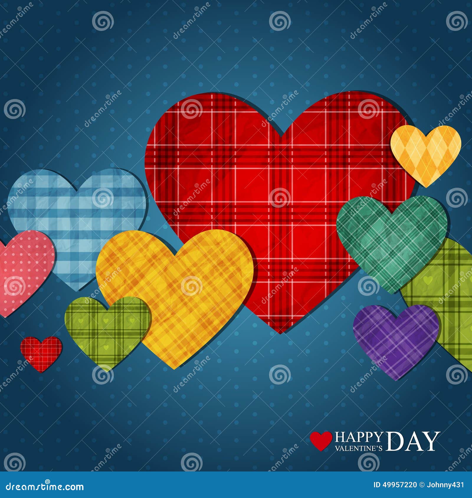 Bright hearts stock vector. Illustration of lover, marry - 49957220