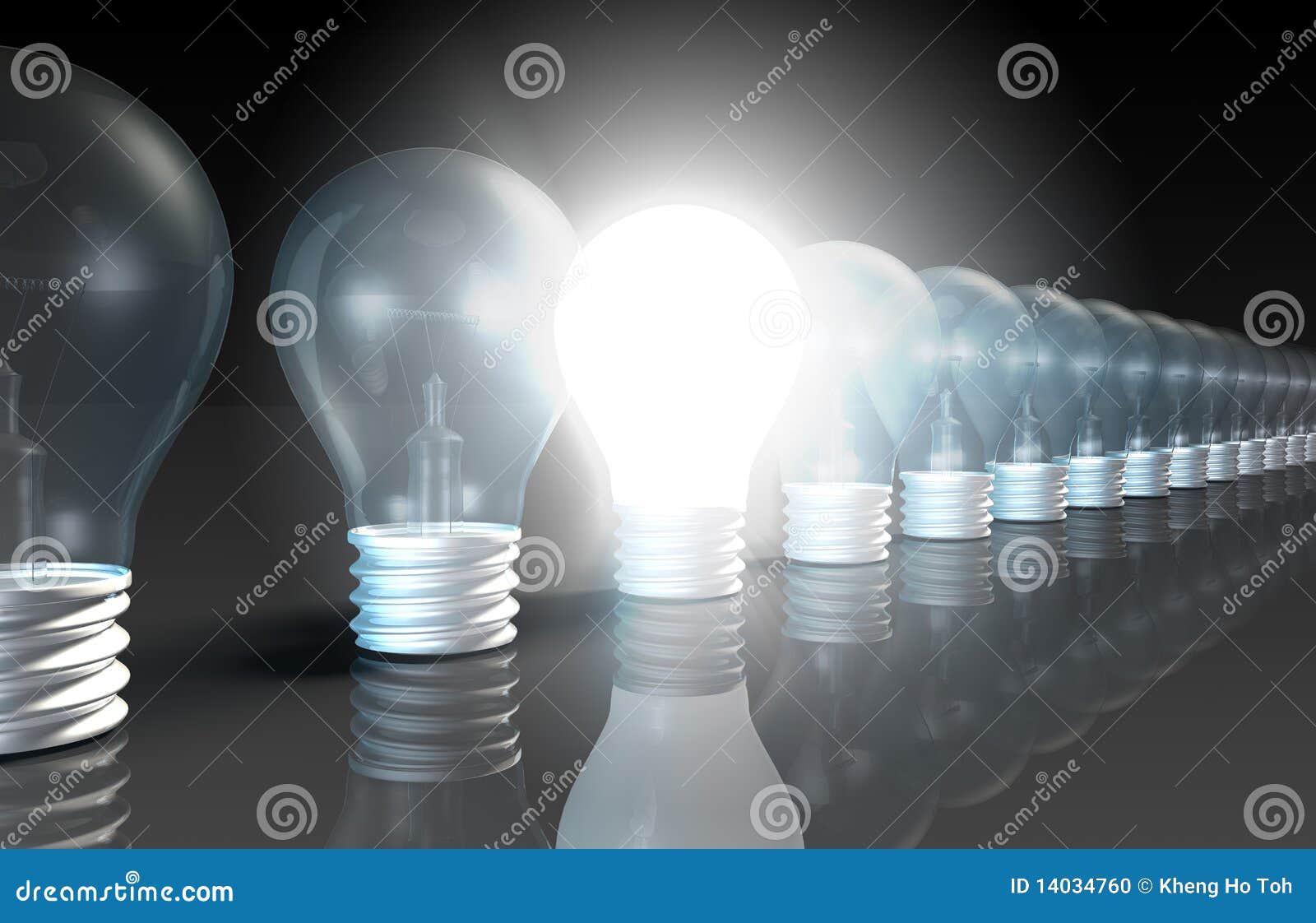 Bright Idea stock illustration. Illustration of efficient - 14034760