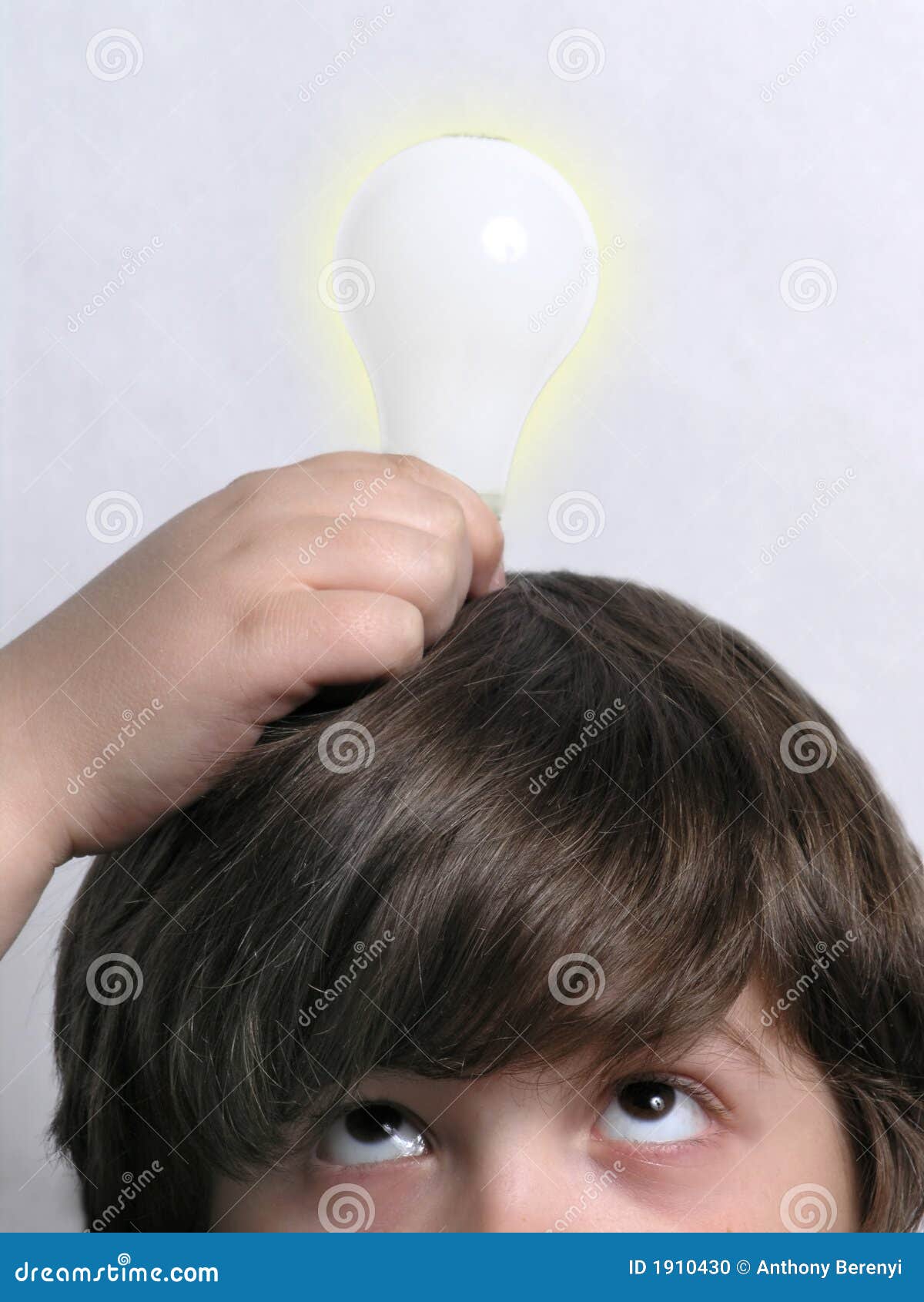 Bright Idea stock photo. Image of metaphor, young, people - 1910430