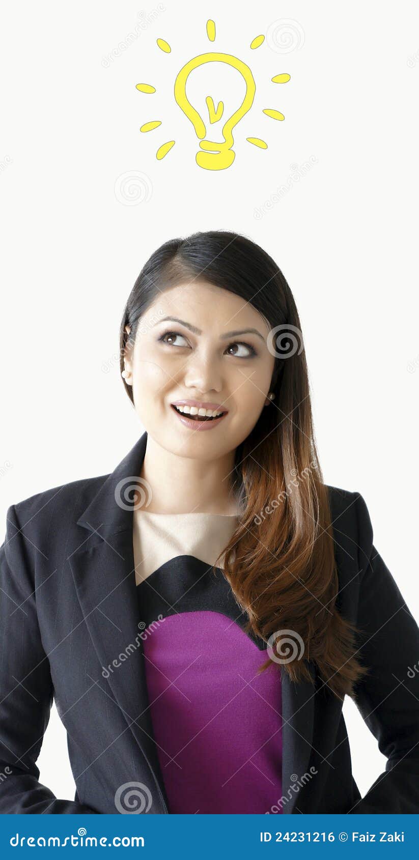 Bright Idea stock photo. Image of pretty, curly, bulb - 24231216