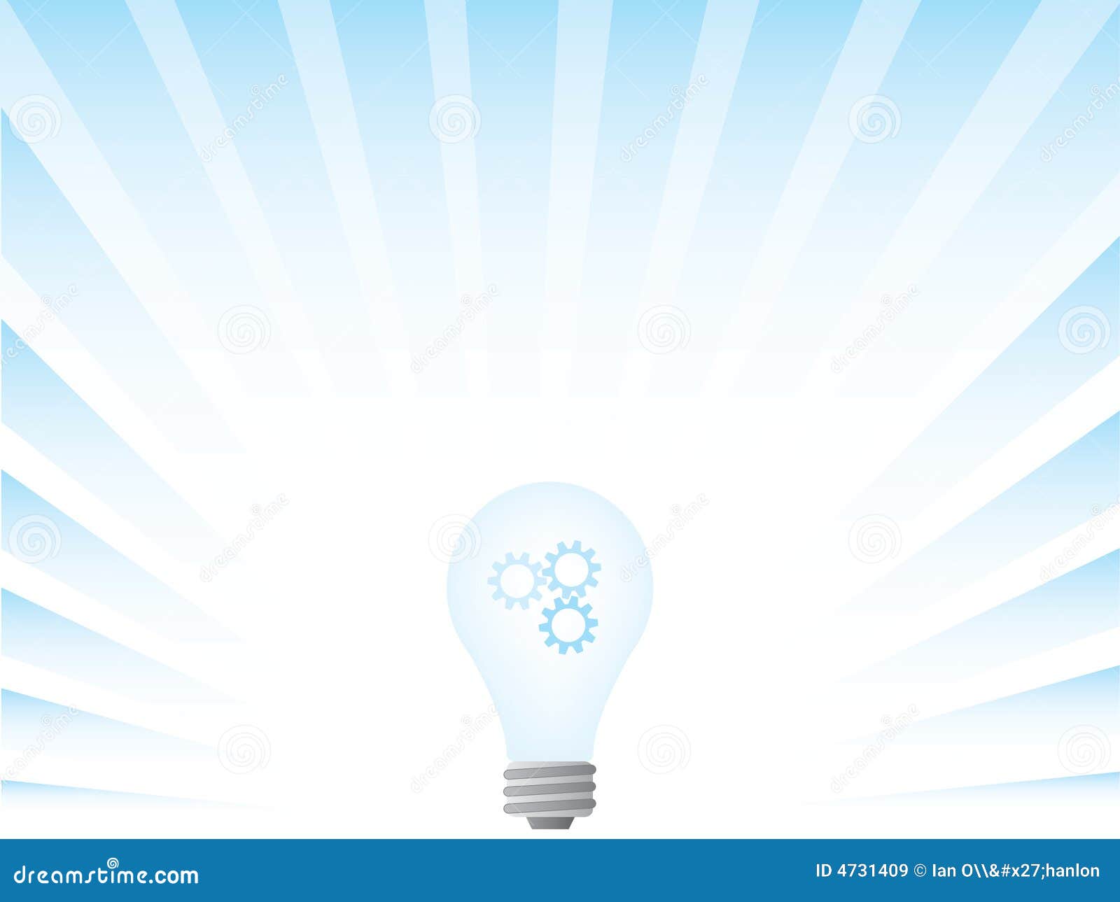 Bright idea concept stock vector. Illustration of sunlit - 4731409