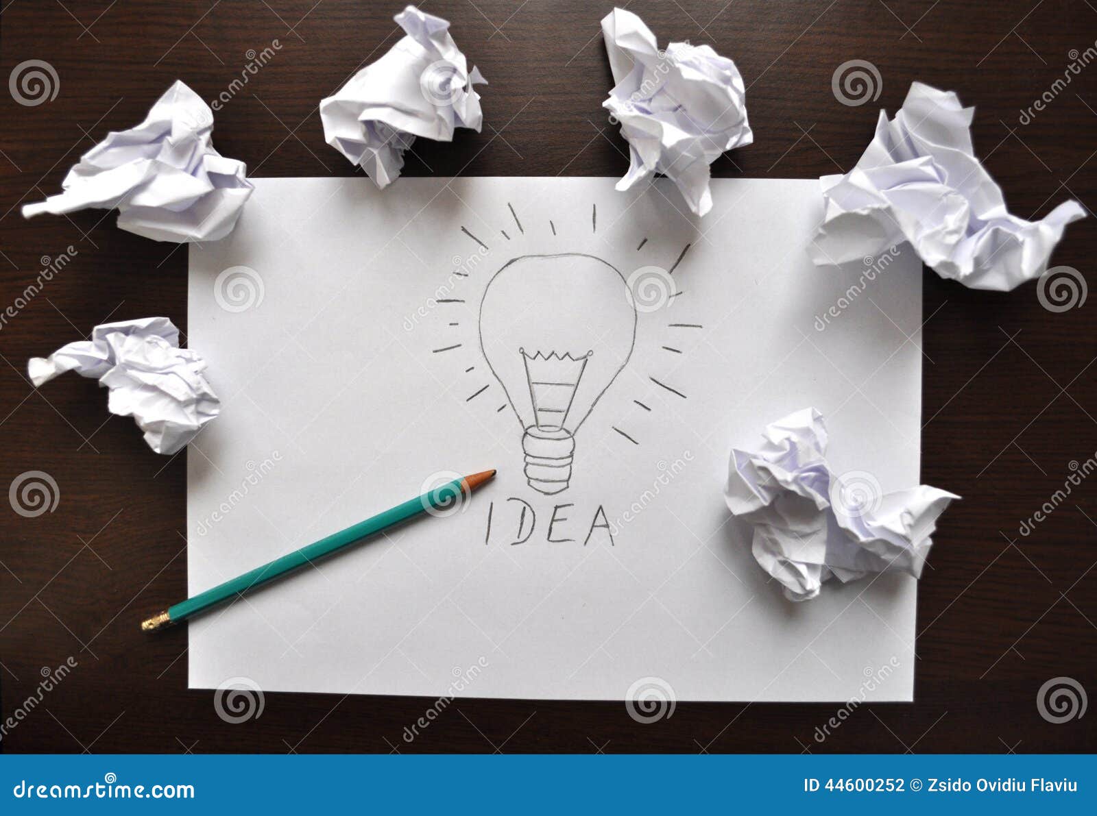 Bright Idea stock photo. Image of design, brainstorm - 44600252