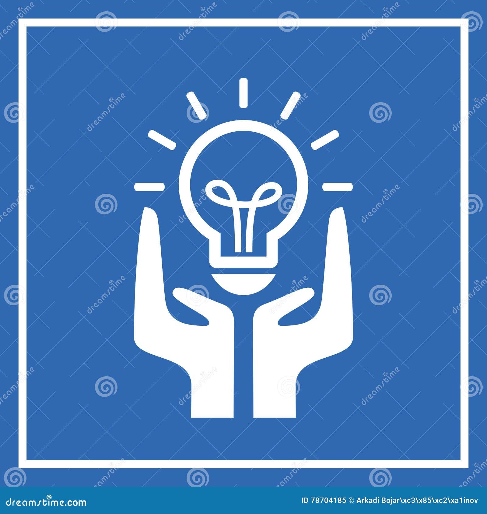 Bright idea sign stock vector. Illustration of circle - 78704185