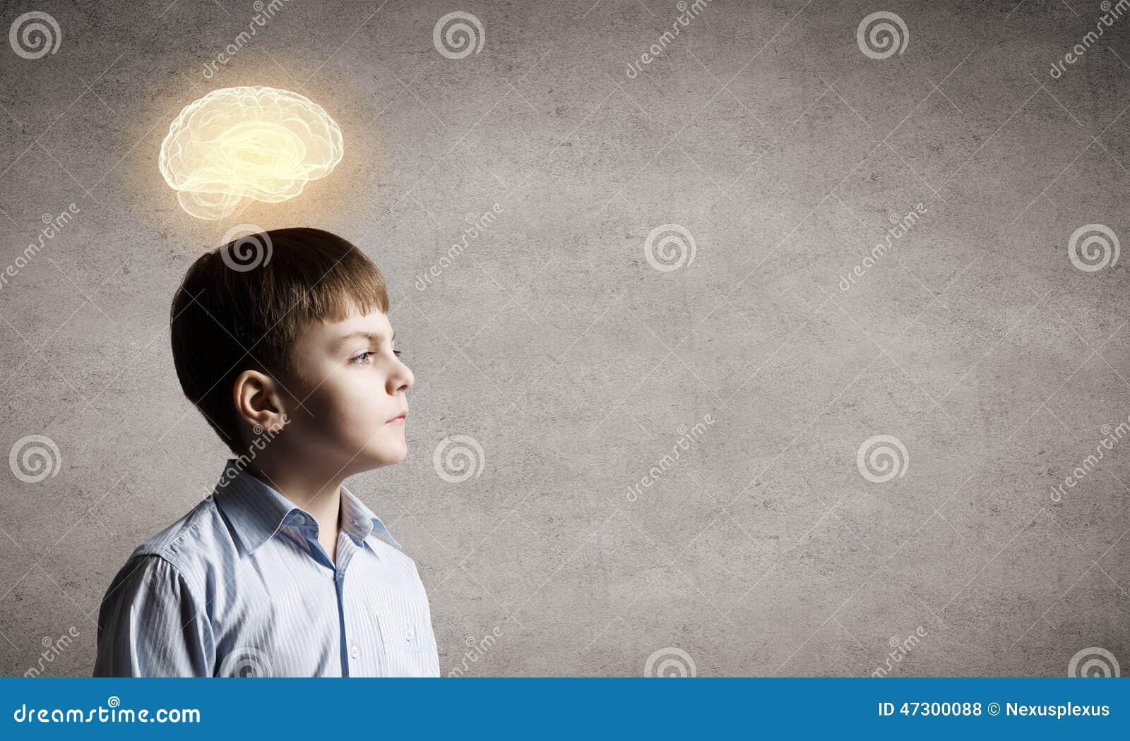 Bright idea stock photo. Image of bright, head, male - 47300088