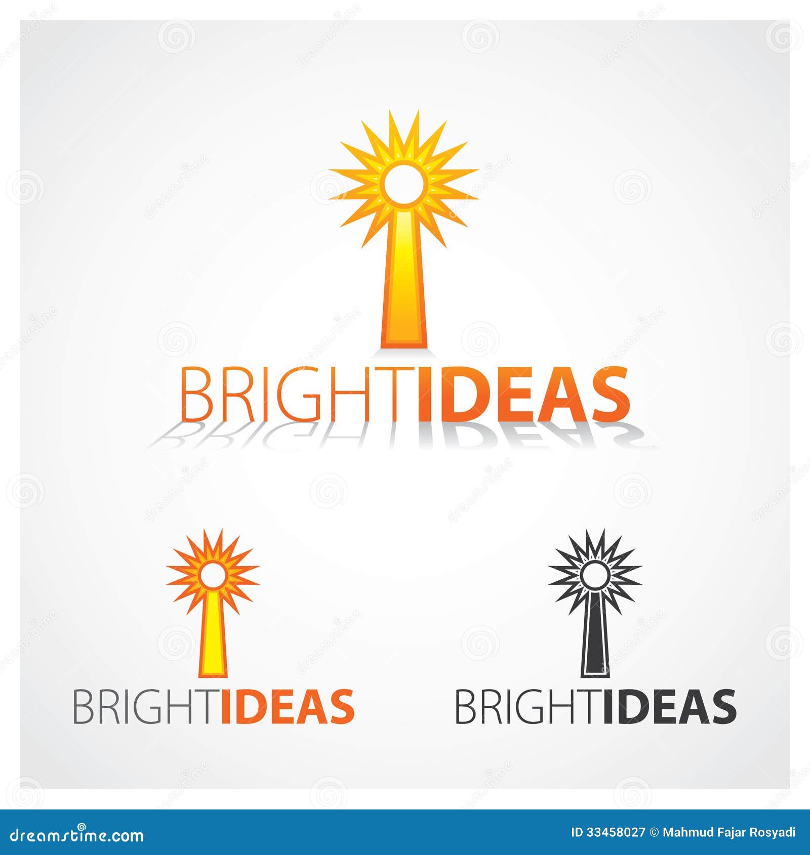 Bright Ideas stock vector. Illustration of concept, simple - 33458027