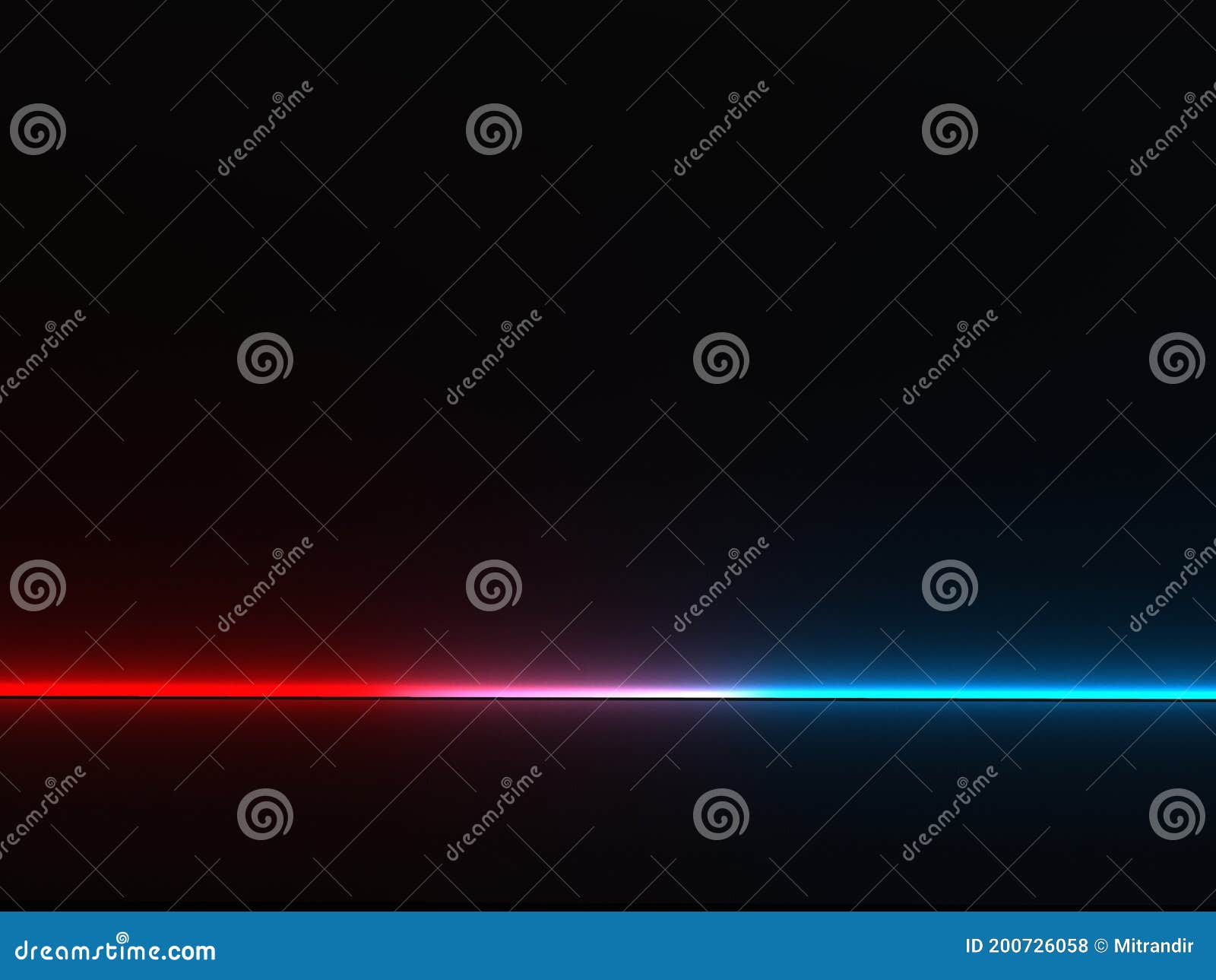 Bright Indirect Red Blue Light on a Dark Wall Stock Photo - Image of ...
