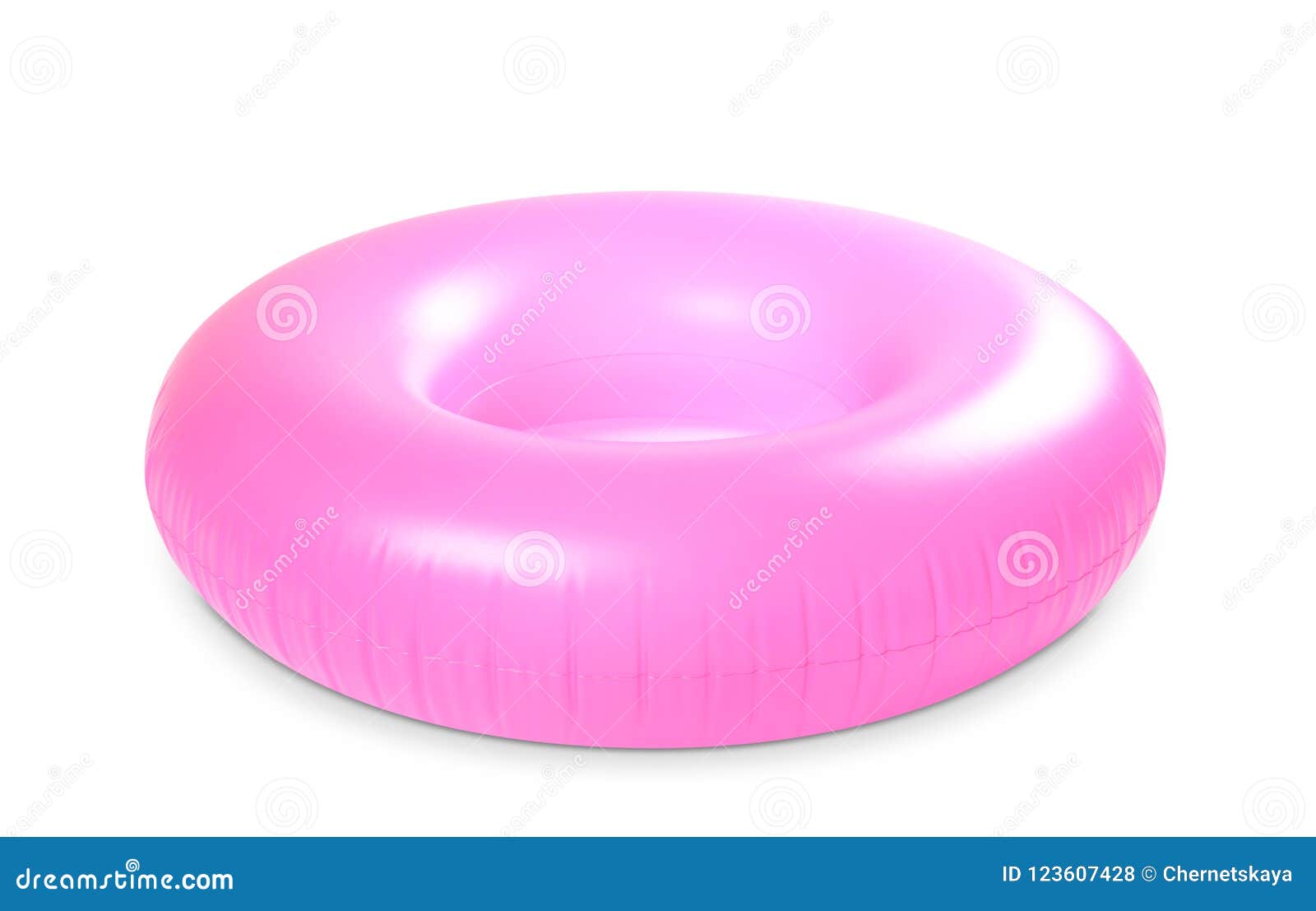 Bright Inflatable Ring on White Background Stock Photo - Image of ring ...