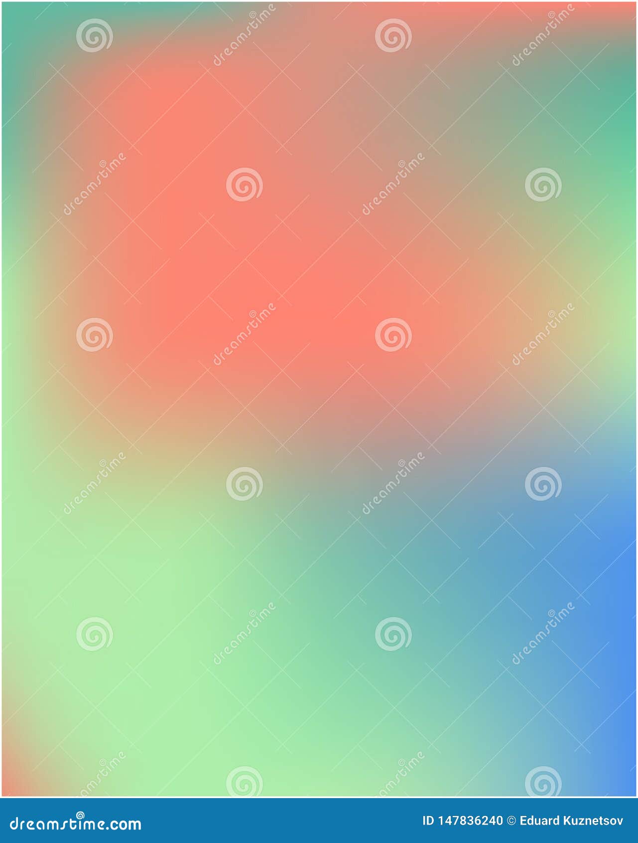 Gradient Mesh Painted in Different Colors. Stock Vector - Illustration ...