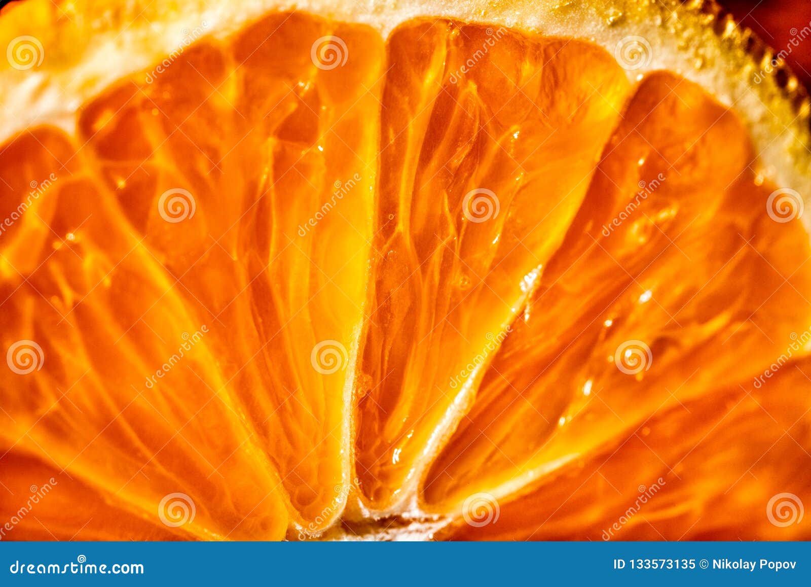 Texture of the Pulp of Orange Stock Image - Image of summer, juicy ...