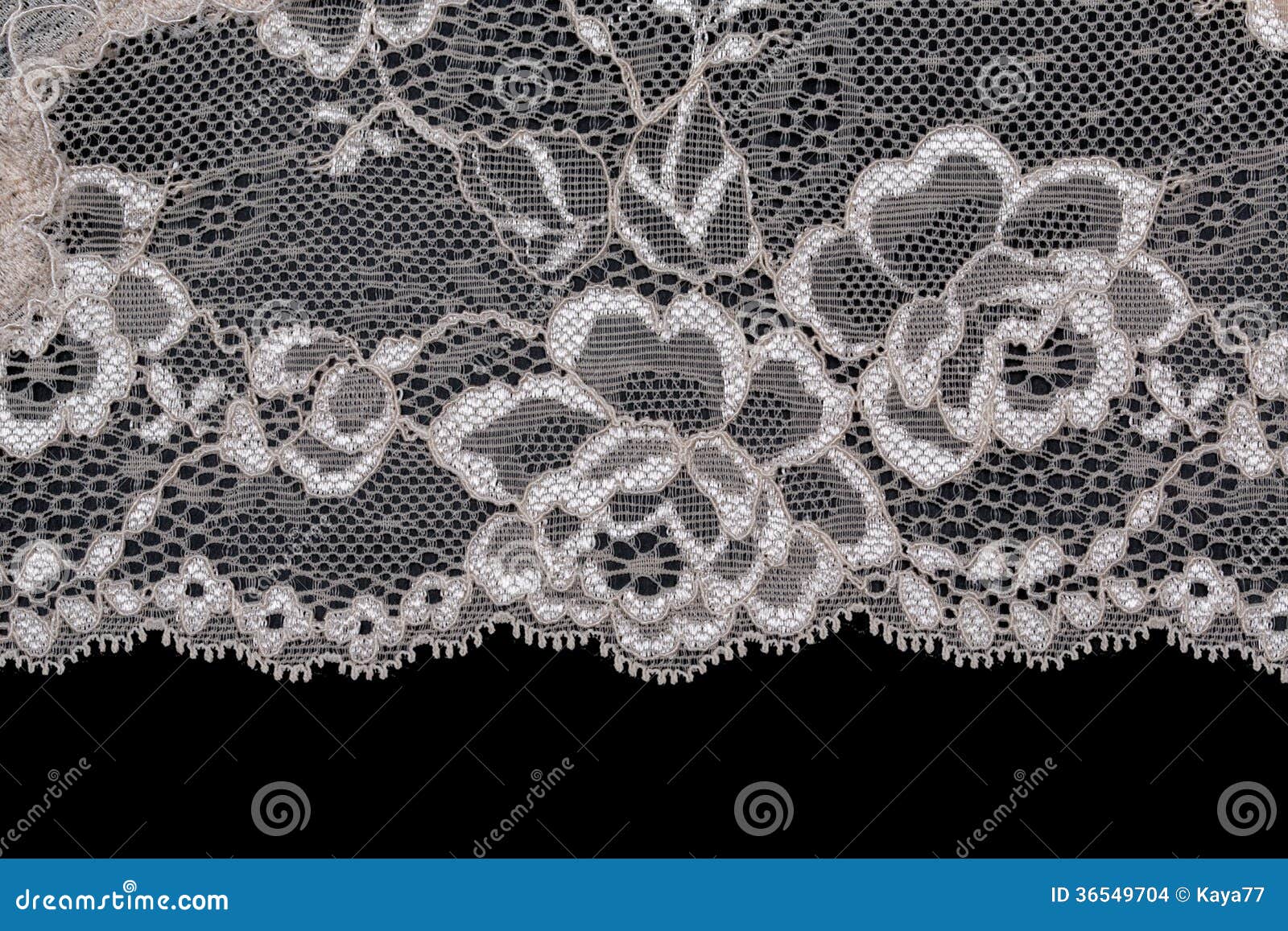 Bright Lace with Floral Pattern Stock Photo - Image of retro, white ...