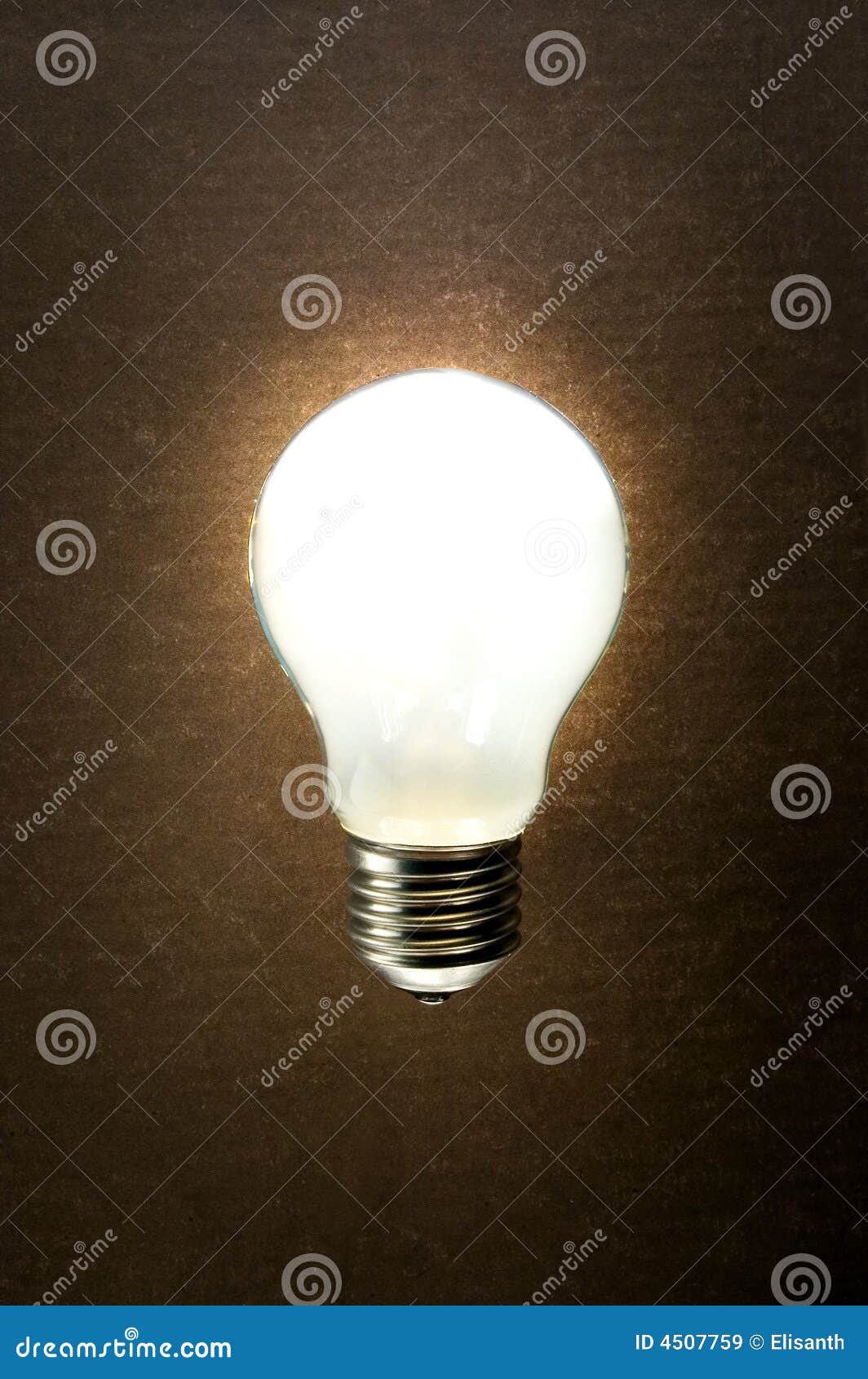 Bright Lamp on a Textured Background Stock Image - Image of imagination ...