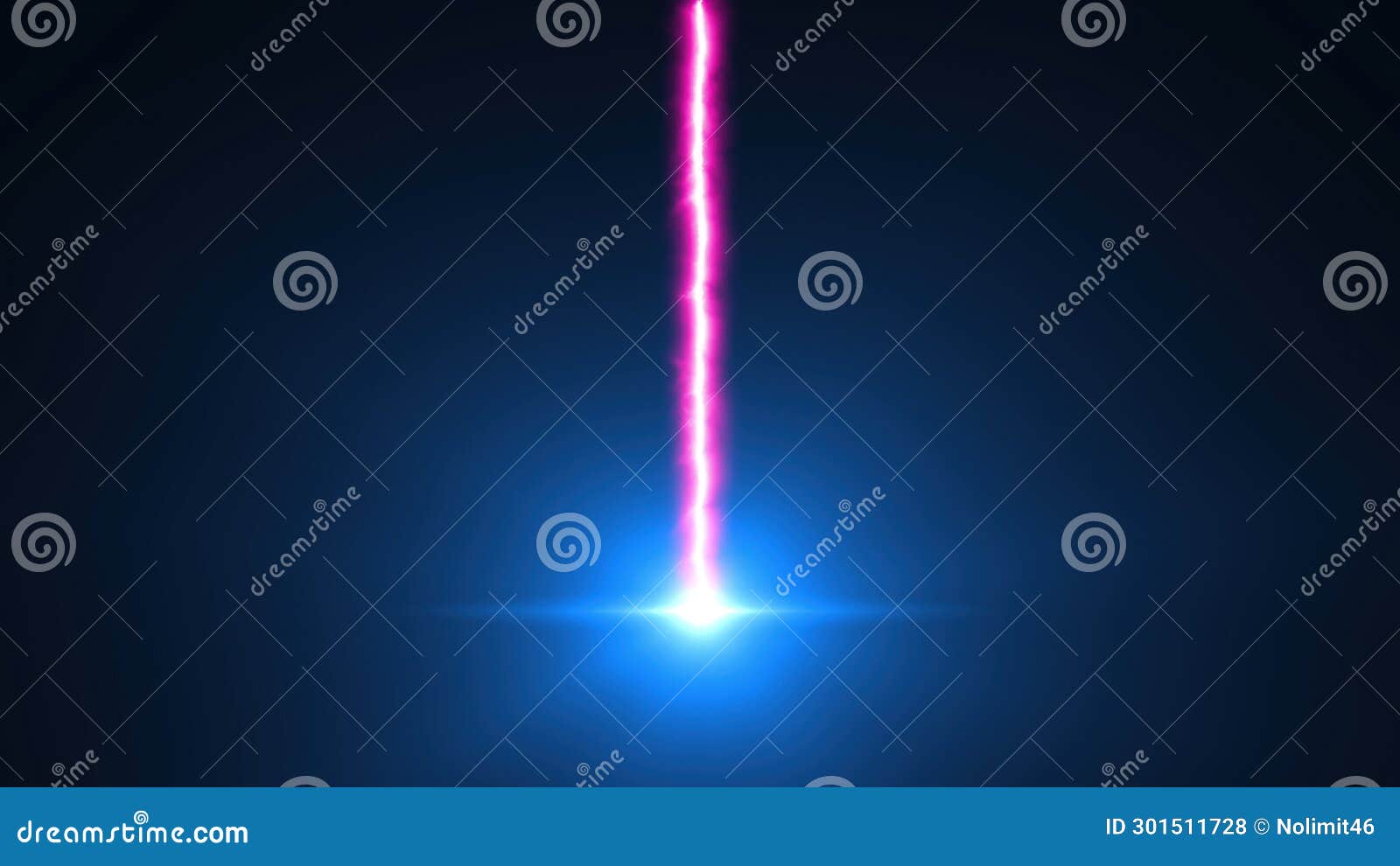 Bright laser beam stock illustration. Illustration of black - 301511728