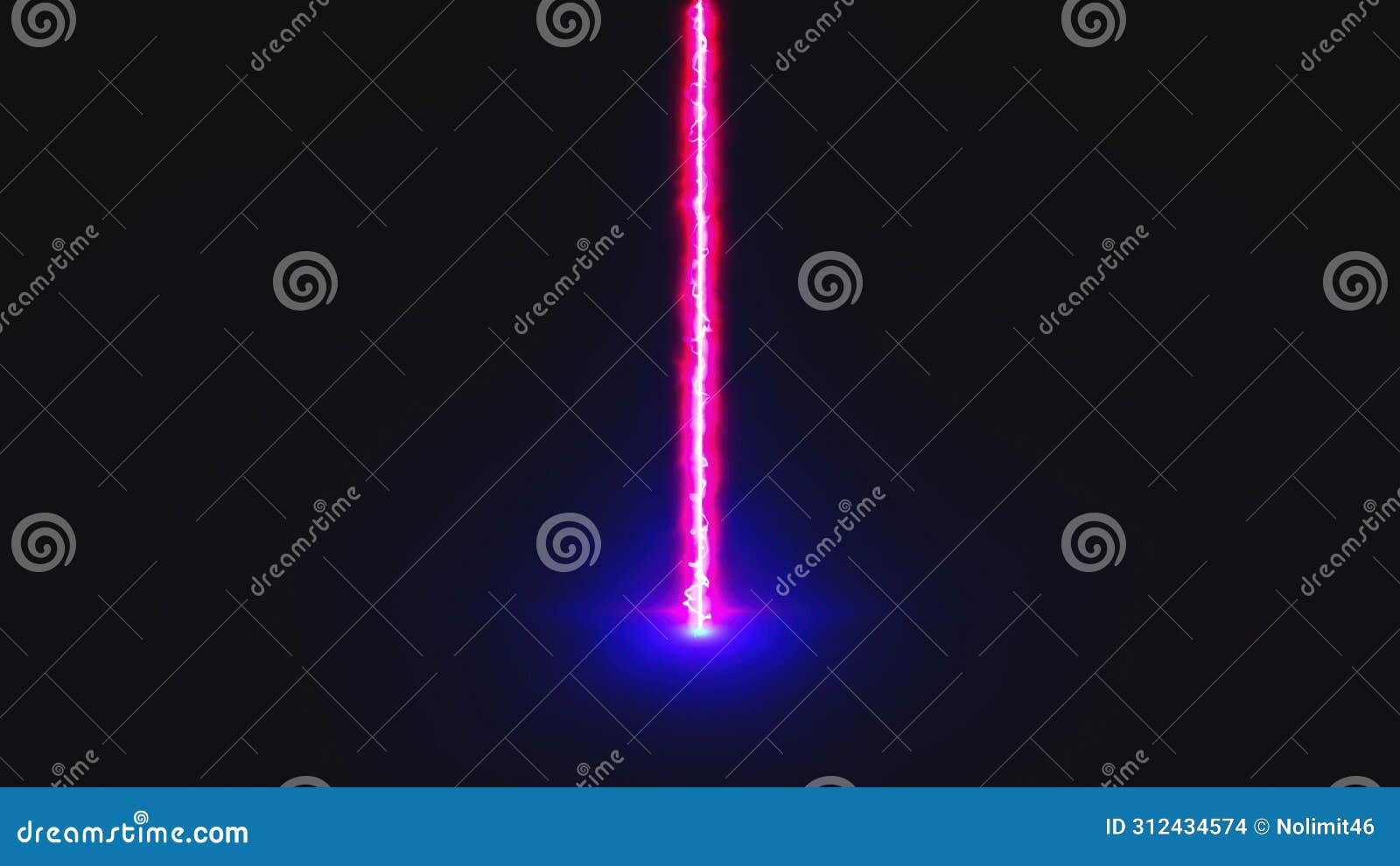 Bright laser beam stock illustration. Illustration of space - 312434574