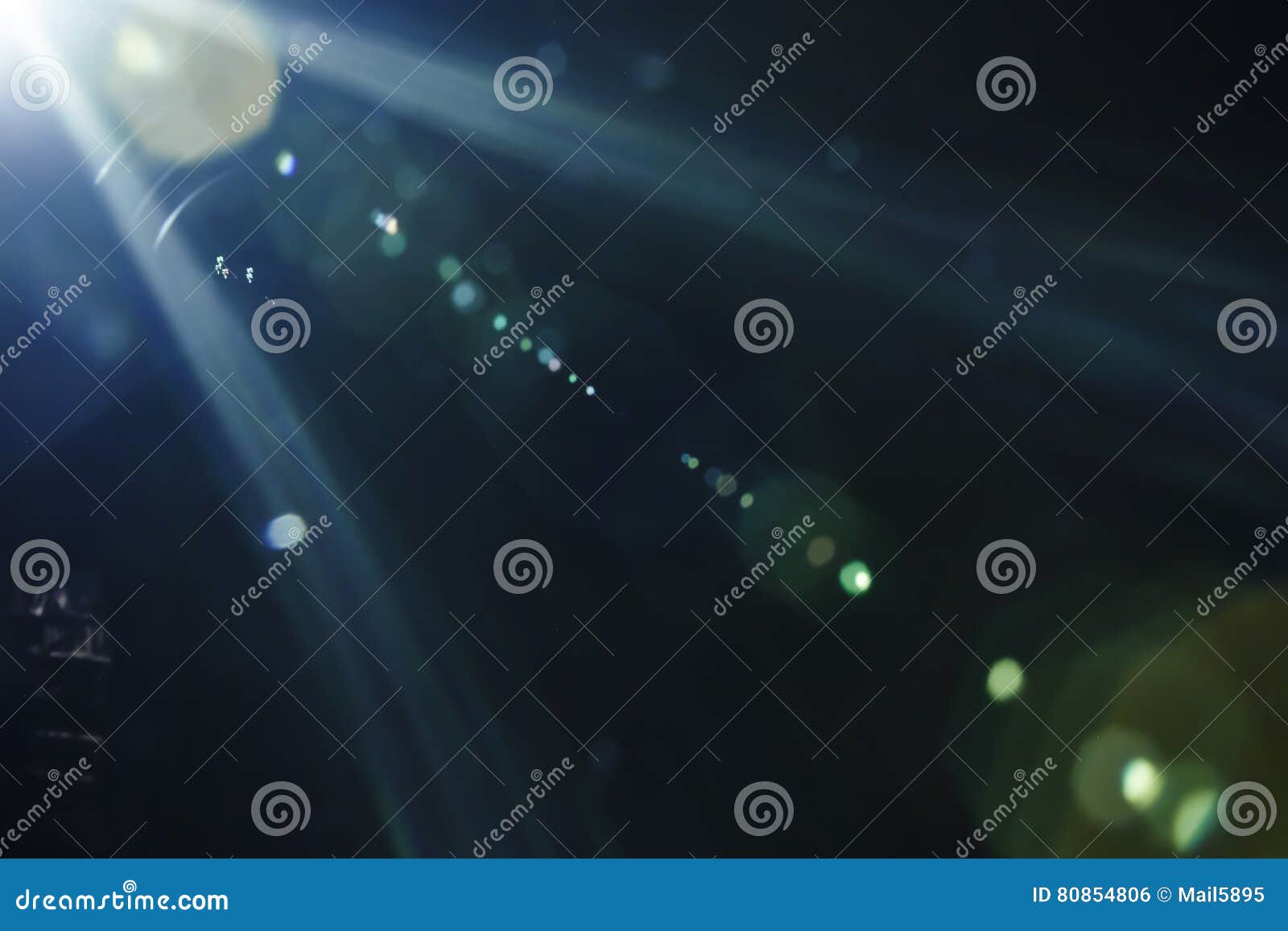 Bright Lens Flare with Strong Light in Corner Stock Photo - Image of ...
