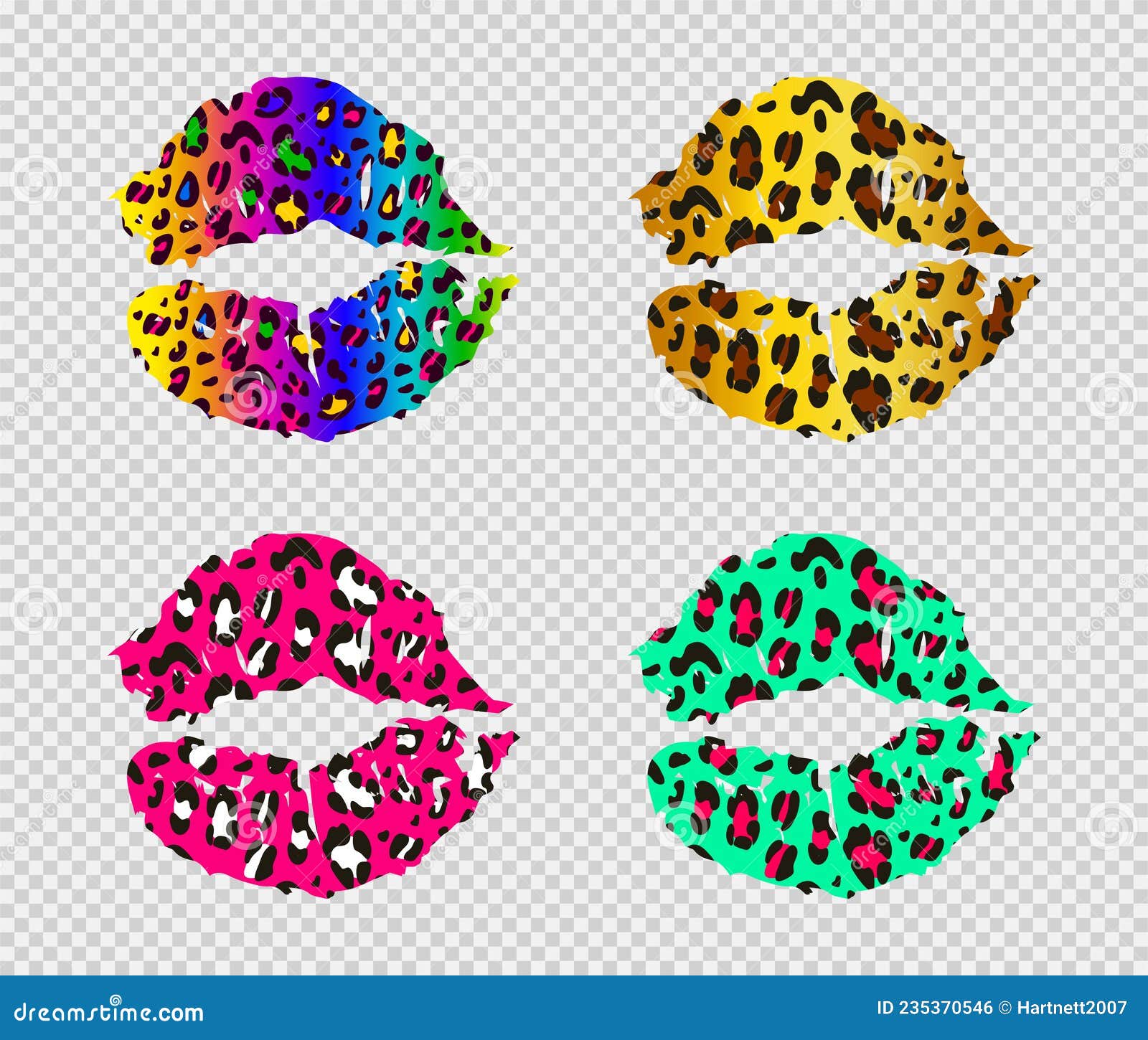 Leopard Lips, Fashion Woman Print. Sexy Mouth, Kiss. Makeup Quote. Wild ...