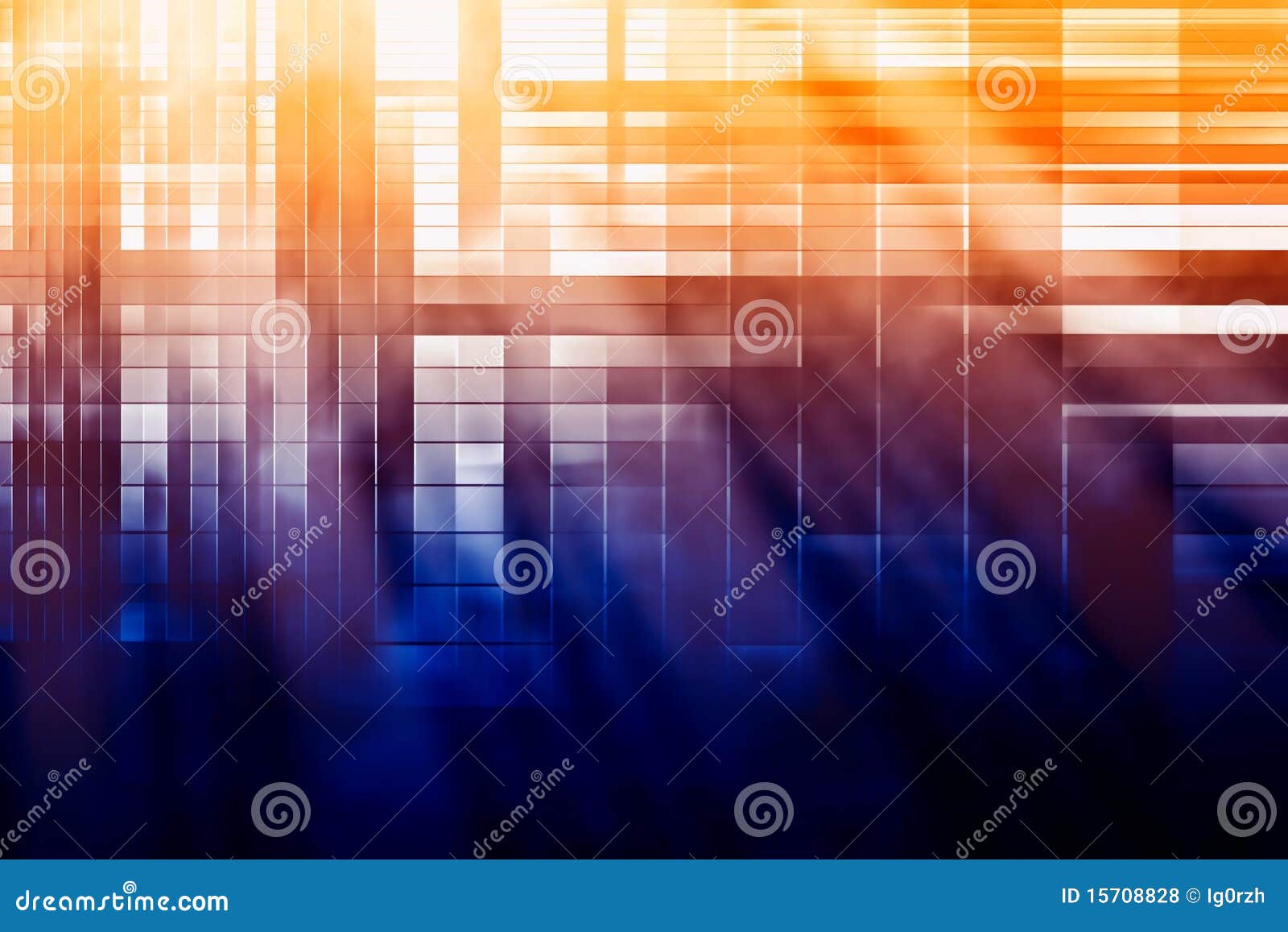 Bright Light Server Room Interior. Shot Of Data Center With Multiple ...