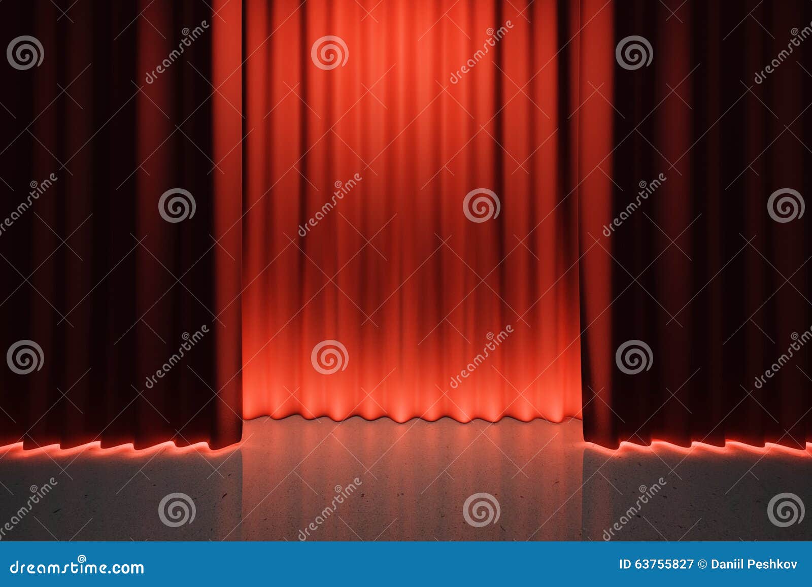 Bright Light Behind Red Scenes Stock Image - Image of luxury, comedy ...