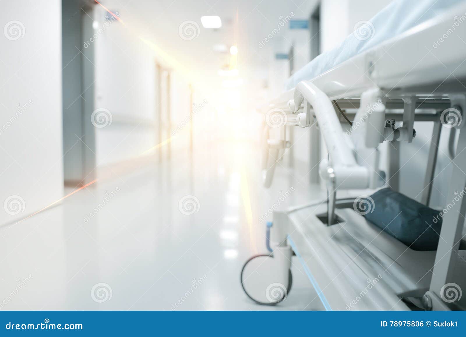 Bright Light at the Corridor End, the Concept of Clinical Death Stock ...