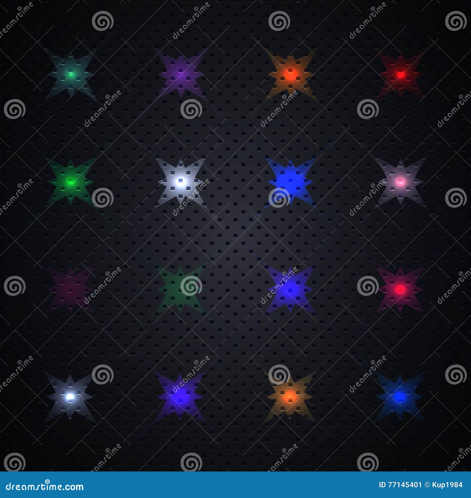 Bright Light Effects, Vector Illustration. Stock Vector - Illustration ...