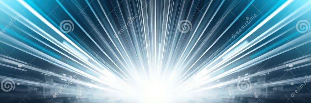 Bright Light Rays Emanating from the Center Create a Dynamic Visual ...