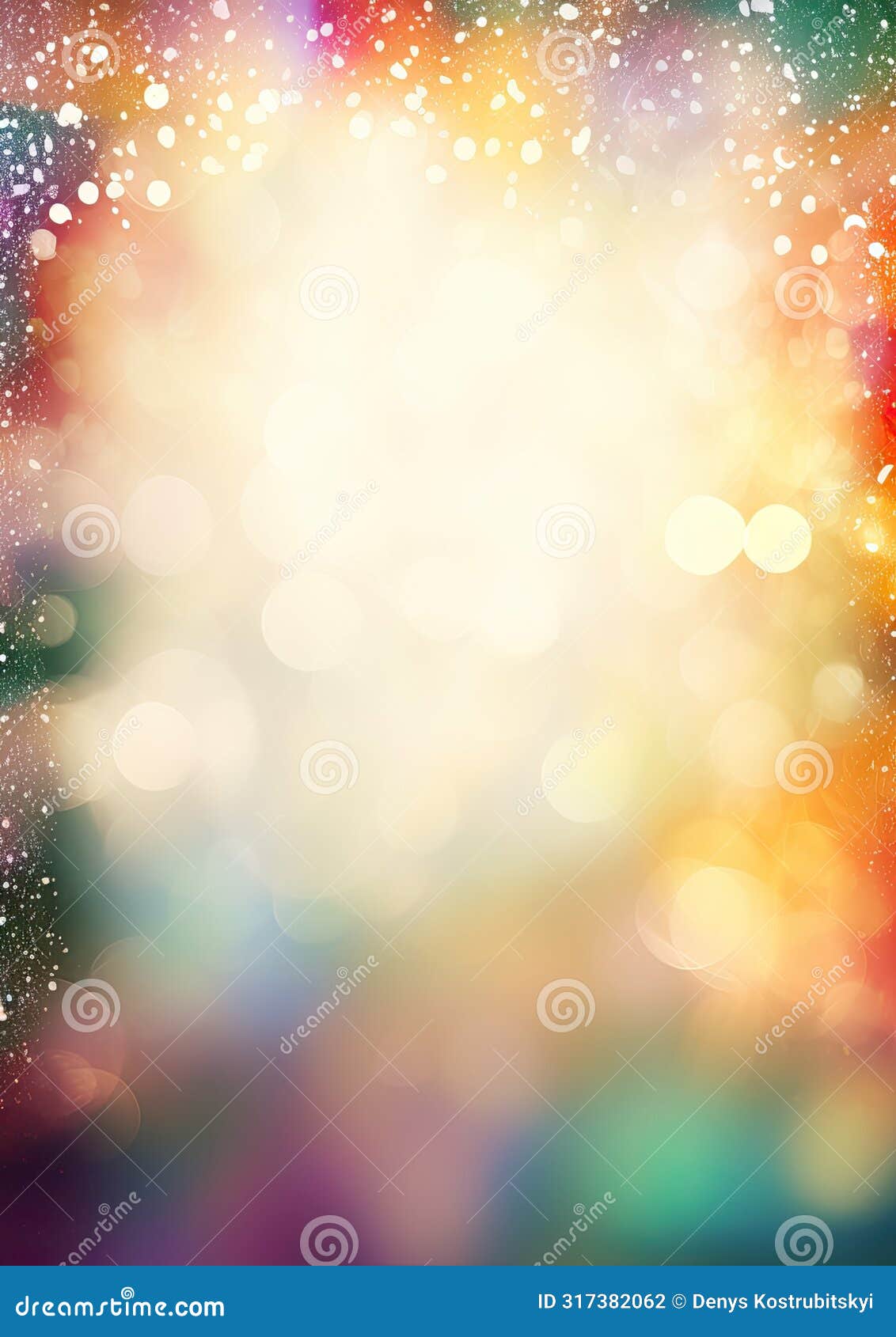 Card Border: Blurry Bright Light in Motion Stock Illustration ...