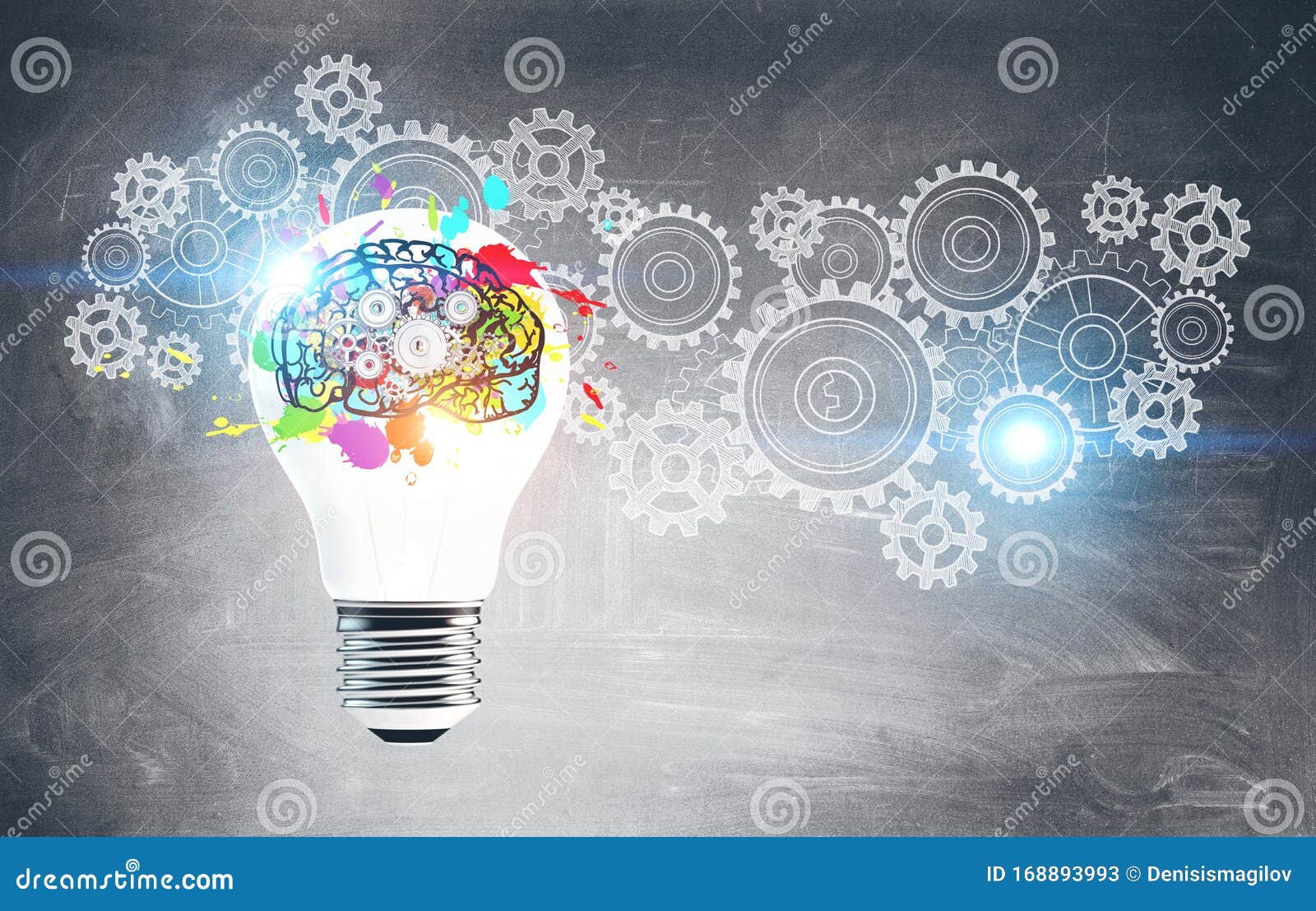 Creative Thinking and Bright Idea Concept Stock Illustration ... Creative Thinking and Bright Idea Concept Stock Illustration ...