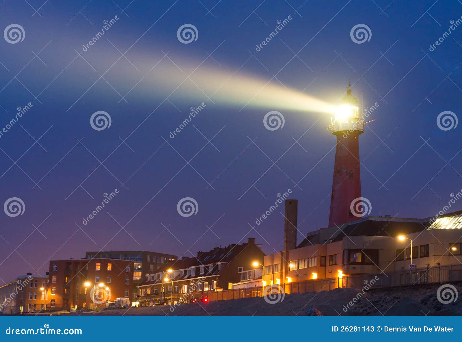 Bright Lighthouse beam stock image. Image of netherlands - 26281143