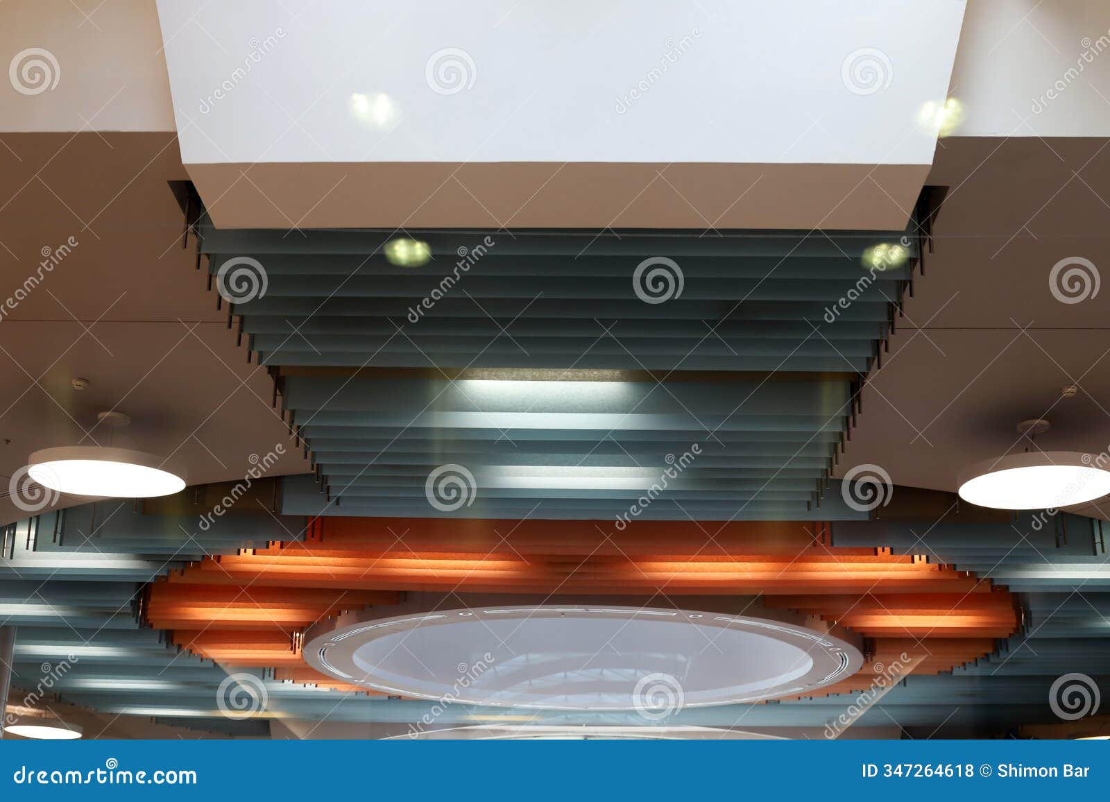 Bright Lighting of Buildings and Structures Close-up Stock Illustration ...