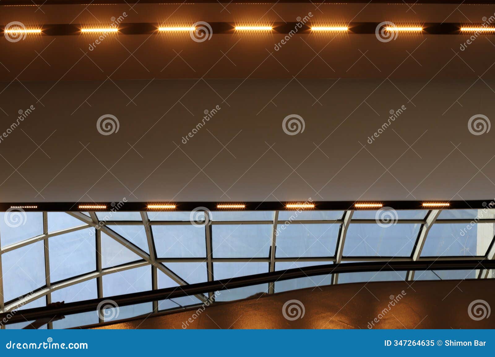 Bright Lighting of Buildings and Structures Close-up Stock Illustration ...