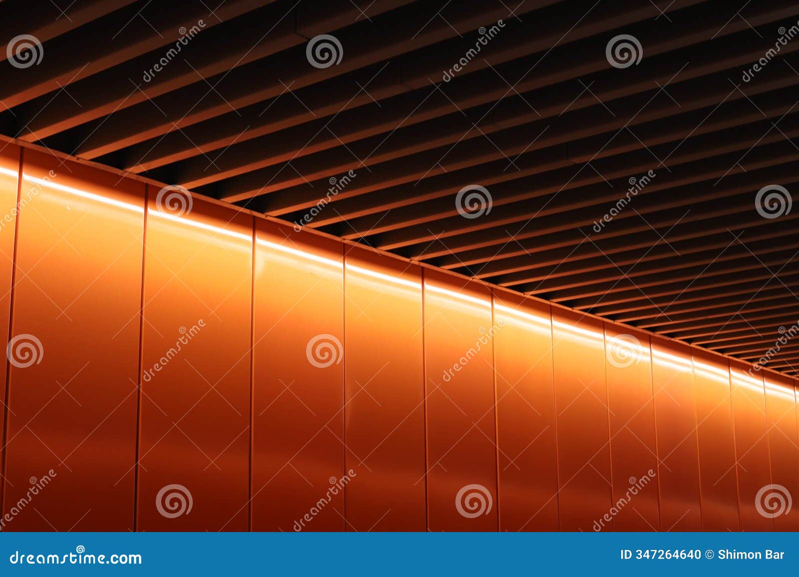 Bright Lighting of Buildings and Structures Close-up Stock Illustration ...