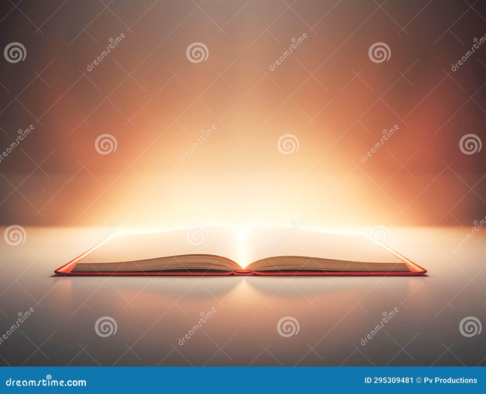 Bright Lighting Coming Out of Book, Knowledge is Power, Read More ...