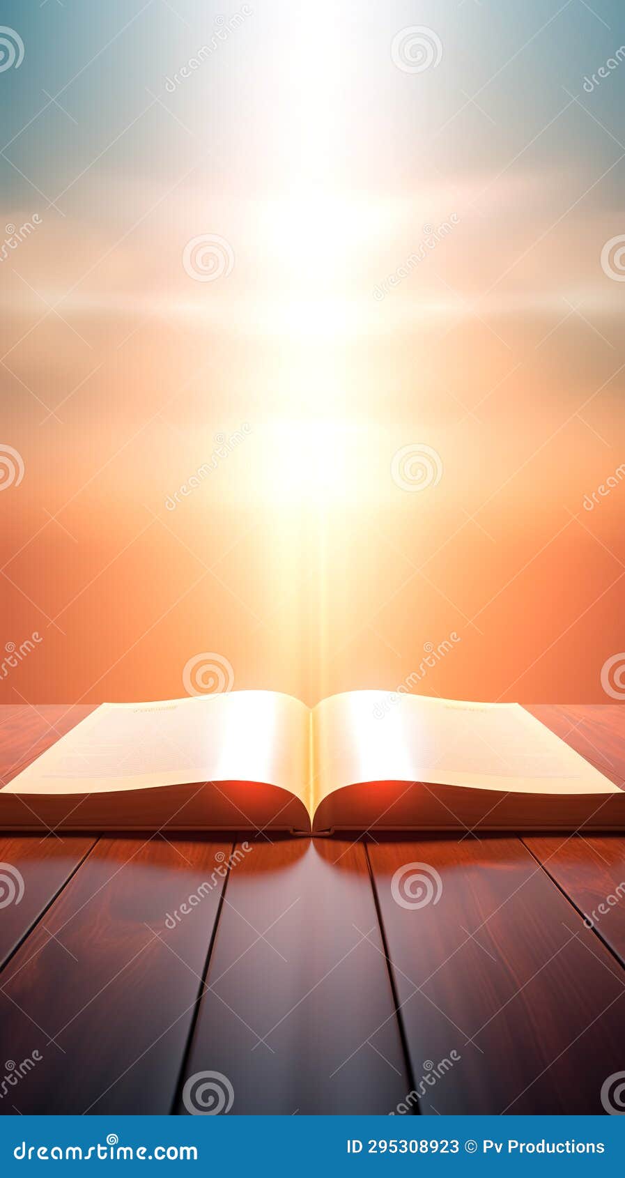 Bright Lighting Coming Out of Book, Knowledge is Power, Read More ...