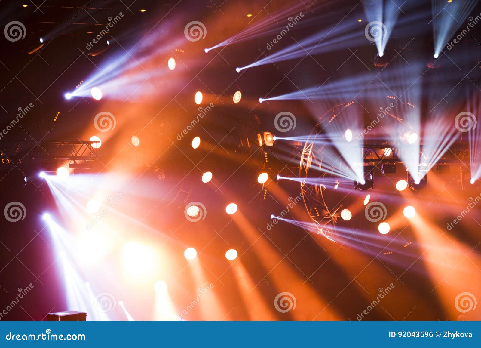Bright Lights at a Musical Concert Stock Photo - Image of festival ...