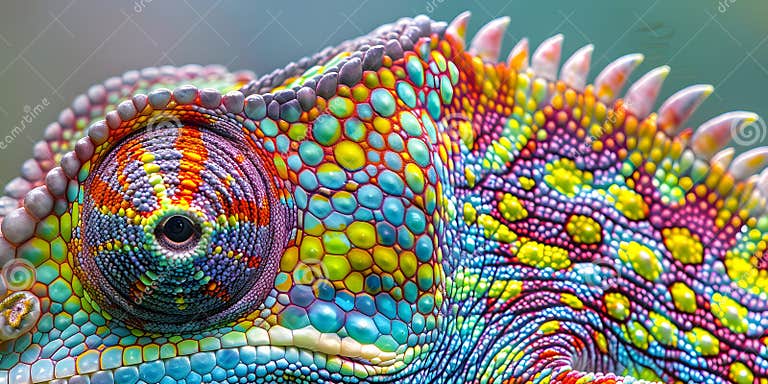 Bright lizard macro shot stock photo. Image of wildlife - 323530300