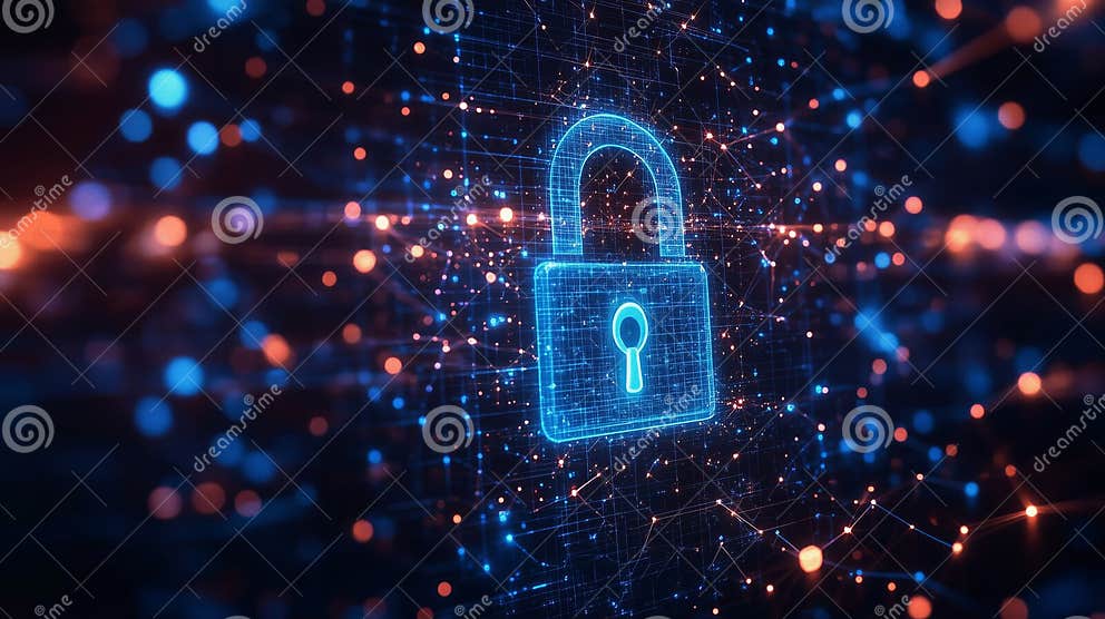 A Bright Lock Symbol Protects a Sprawling Digital Network of ...