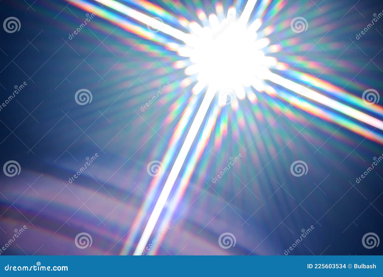 Bright long glare from sun stock photo. Image of glare - 225603534