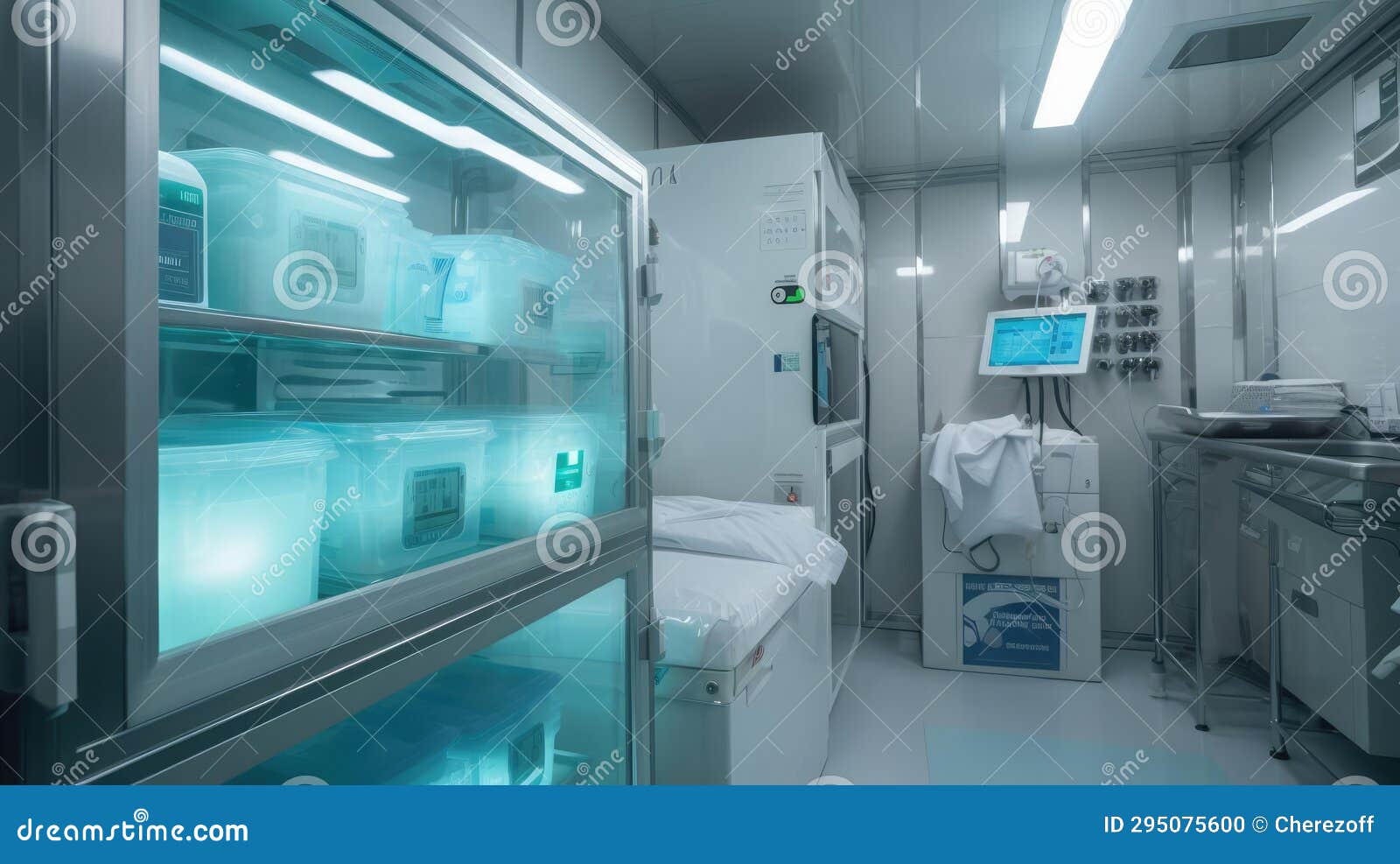 Bright Medical Sterilization Room Stock Photo - Image of light ...