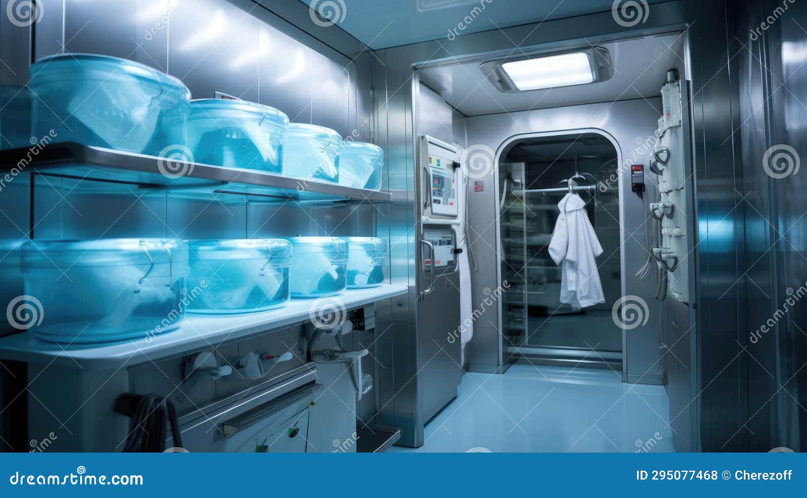 Bright Medical Sterilization Room Stock Photo - Image of interior ...