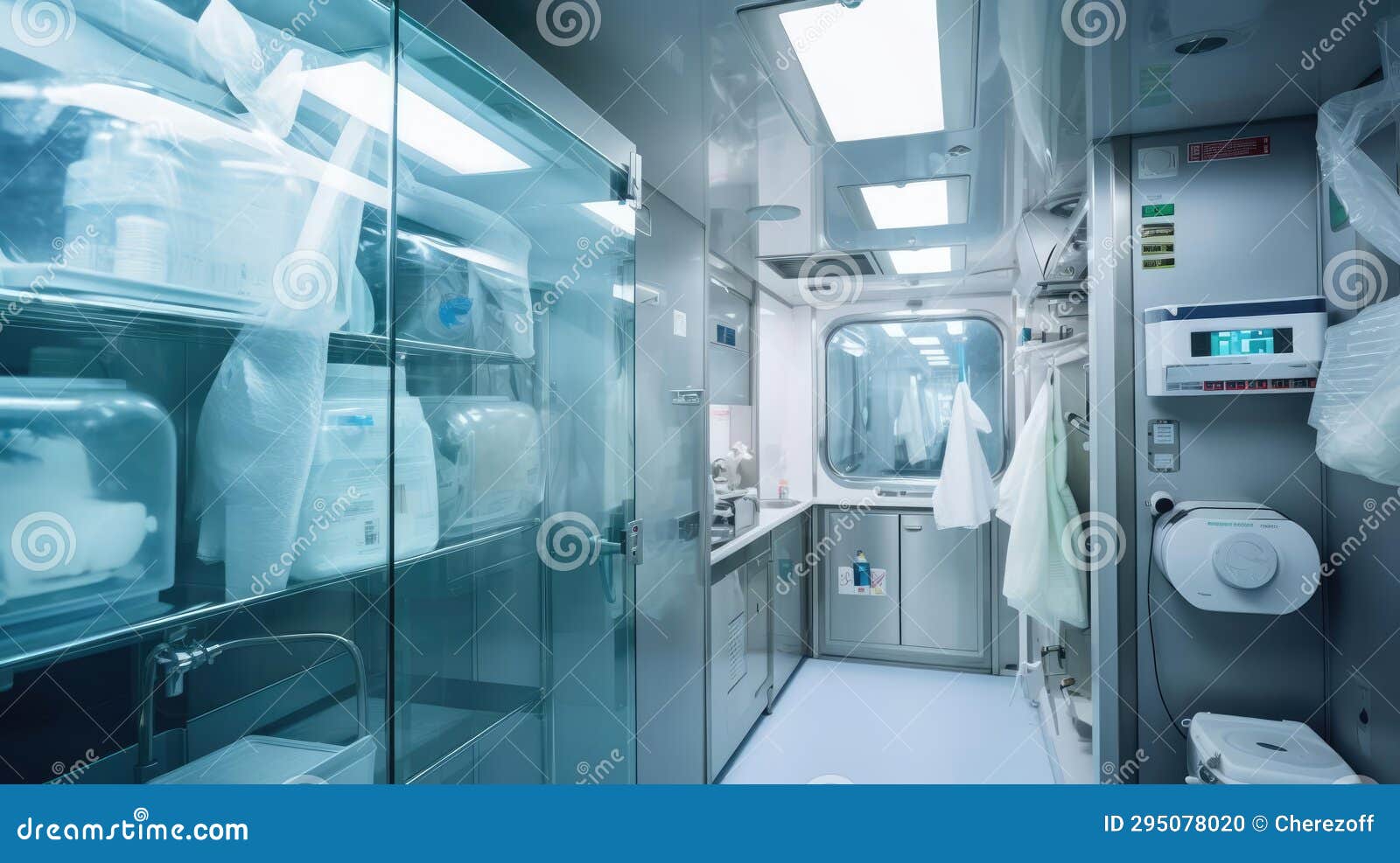 Bright Medical Sterilization Room Stock Photo - Image of medical ...