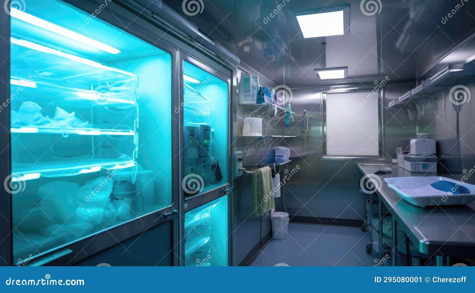 Bright Medical Sterilization Room Stock Image - Image of equipment ...