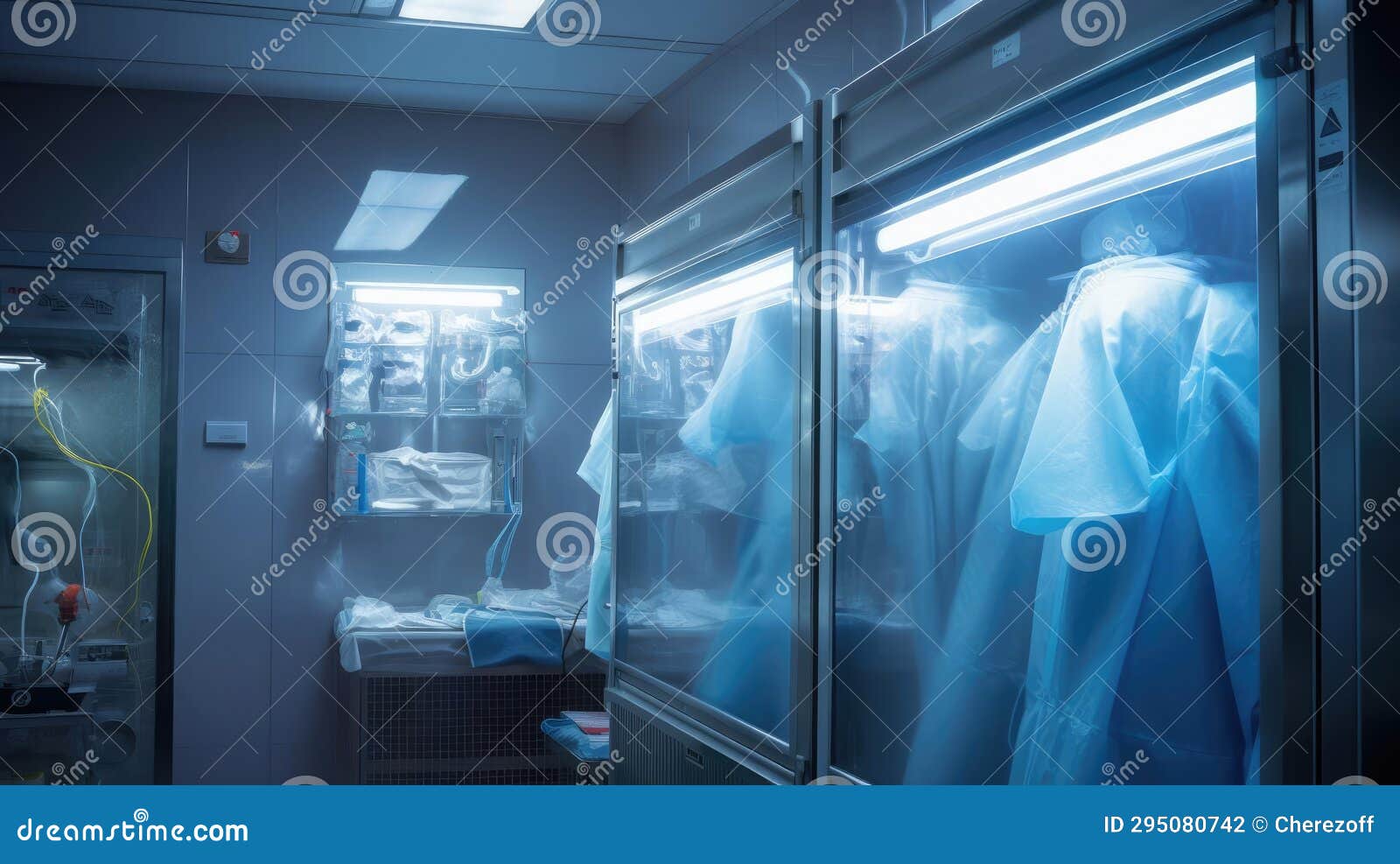 Bright Medical Sterilization Room Stock Photo - Image of care, business ...