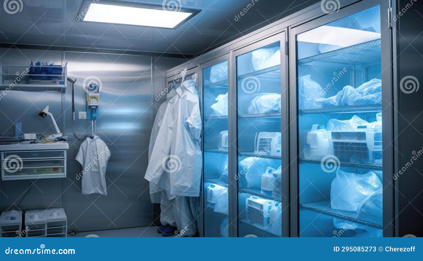 Bright Medical Sterilization Room Stock Image - Image of doctor, design ...