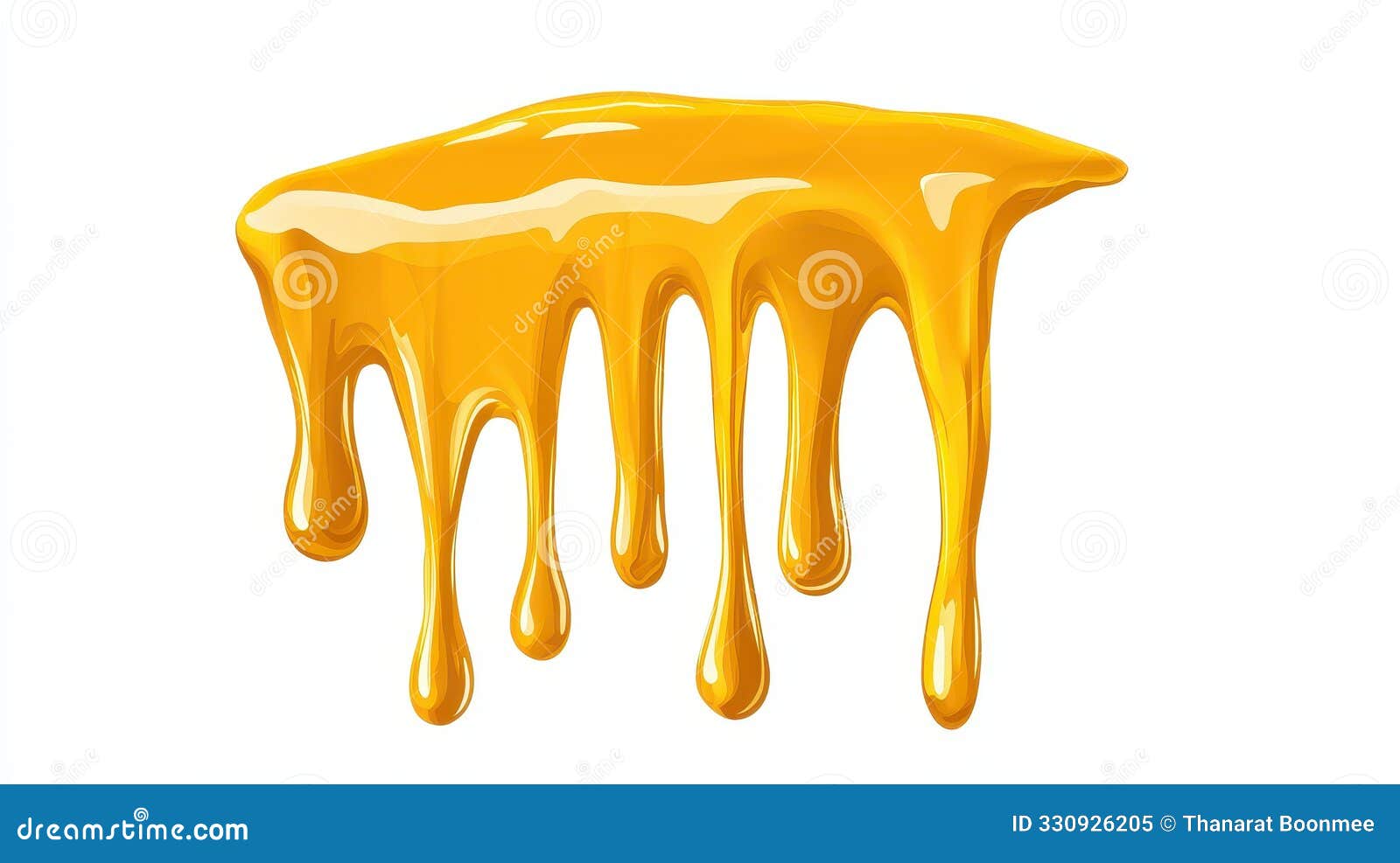 Bright Melted Gold Flows Elegantly, Creating a Captivating Visual on a ...