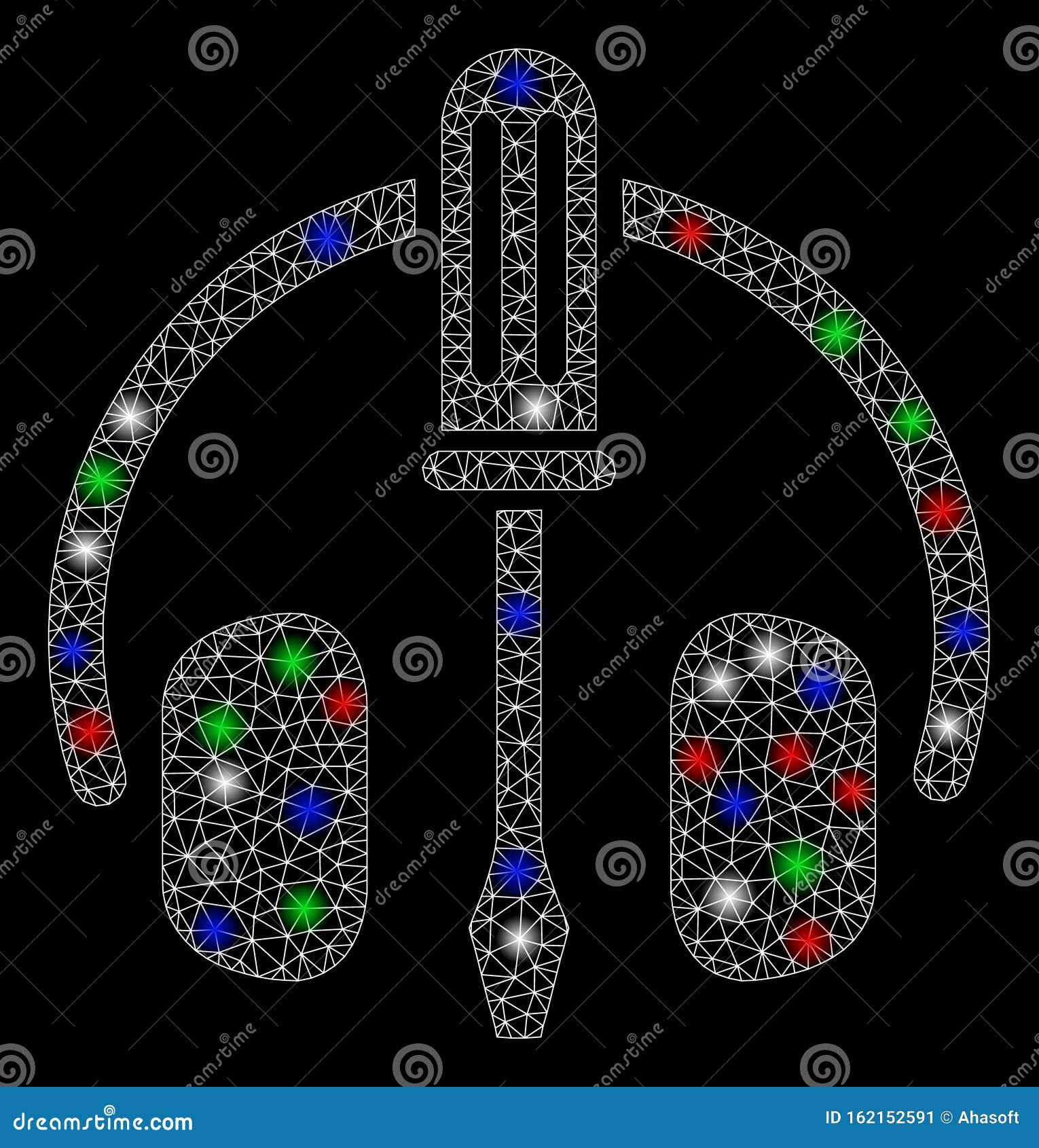 Bright Mesh 2D Headphones Tuning Screwdriver with Light Spots Stock ...